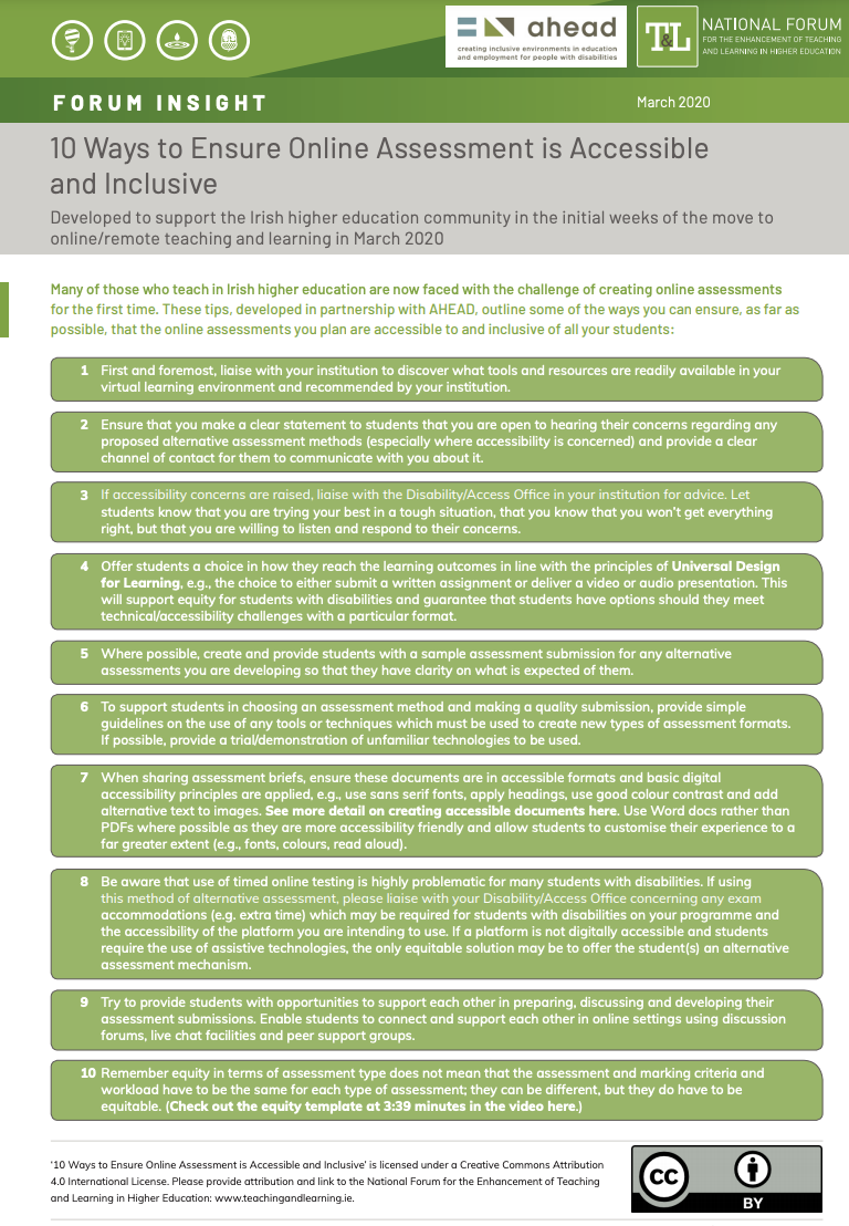 10 Ways to Ensure Online Assessment is Accessible and Inclusive ...