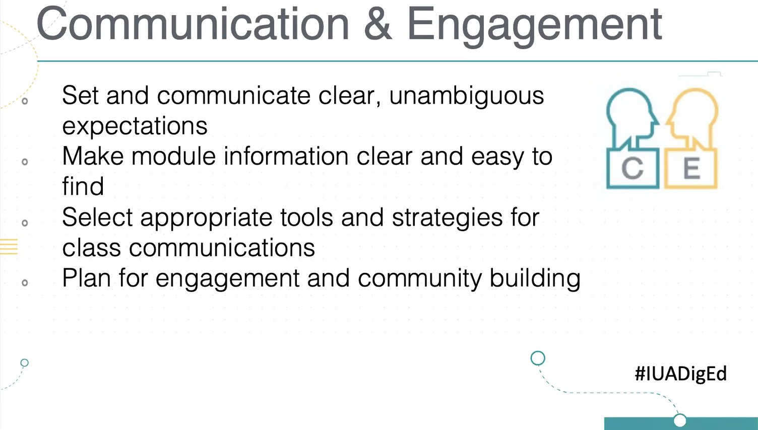 EDTL Approach: Consider Communication & Engagement - National Resource Hub