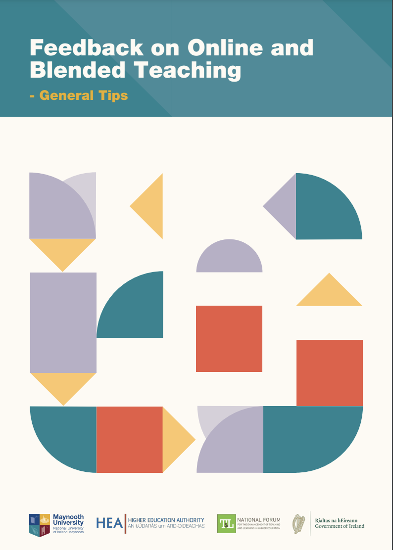 Feedback on Online and Blended Teaching – General Tips Guide for Staff ...