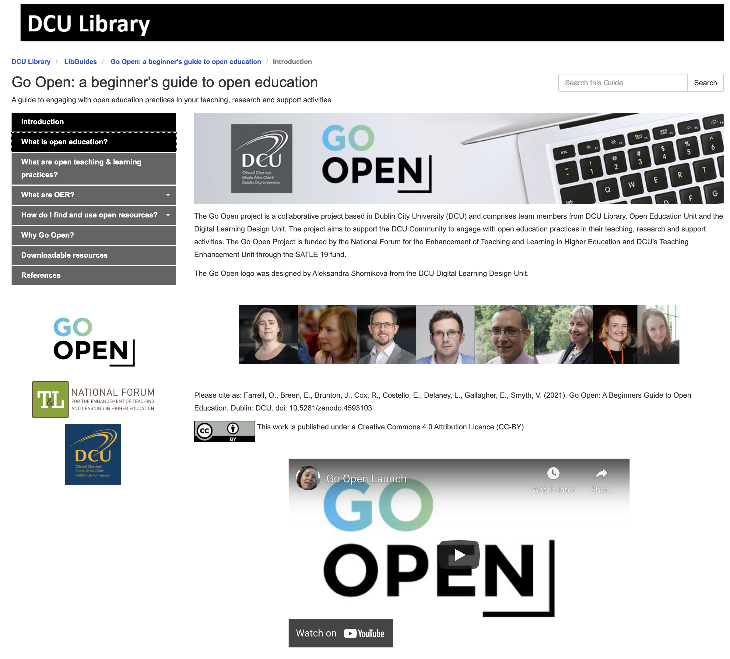 LibGuide: Go Open: a beginner's guide to open education - National ...
