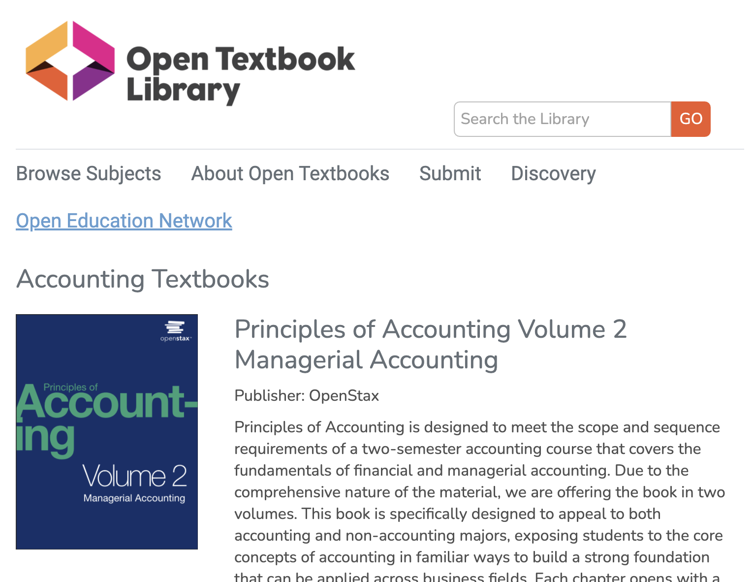 Open Textbooks - Accounting - National Resource Hub
