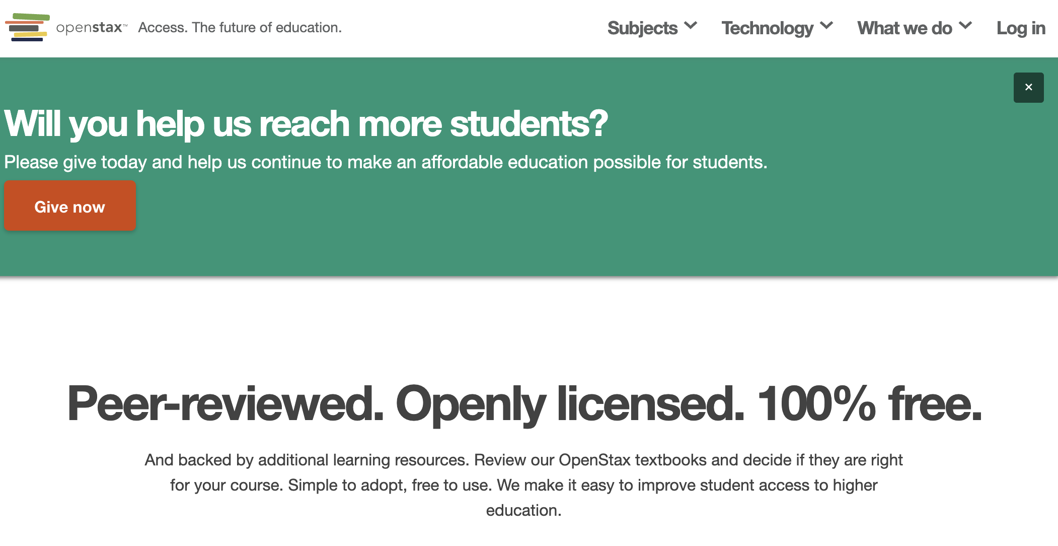 OpenStax: peer-reviewed, openly licensed college textbooks (all ...