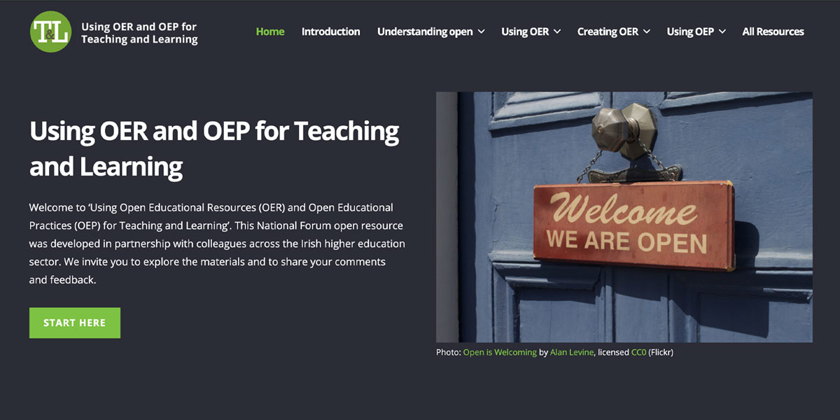 Resource: Using OER and OEP for Teaching and Learning - National ...