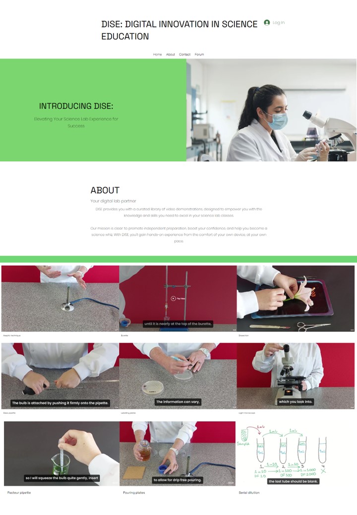 DISE: Digital Innovation in Science Education - National Resource Hub