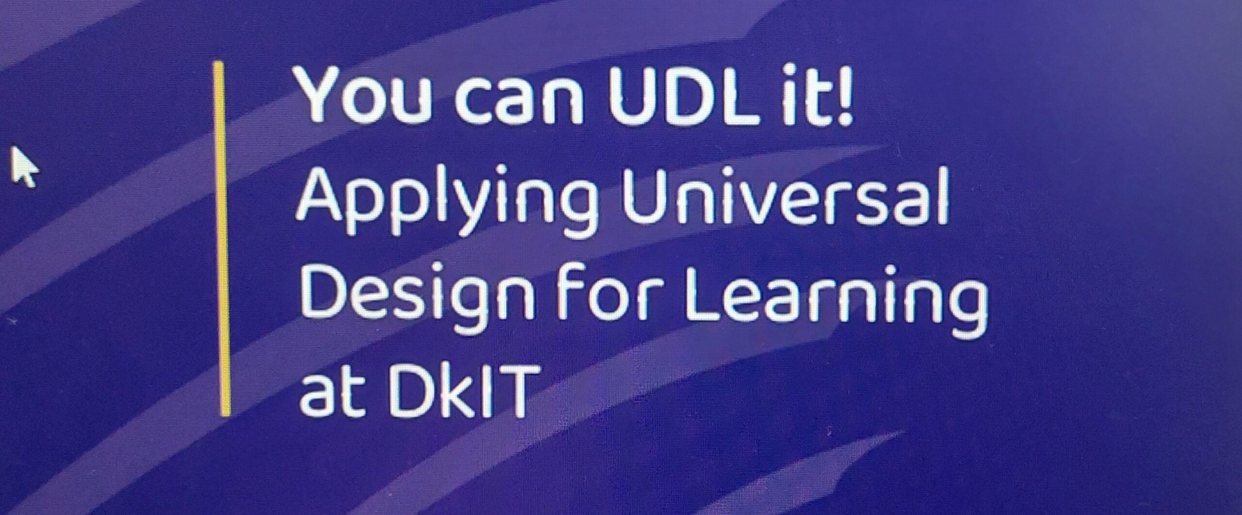 You can UDL it! Applying Universal Design for Learning Contents ...