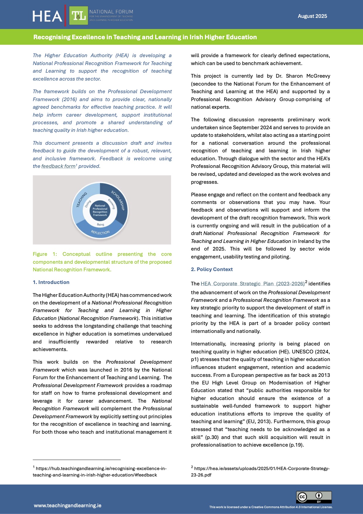 Recognising Excellence in Teaching and Learning in Irish Higher ...