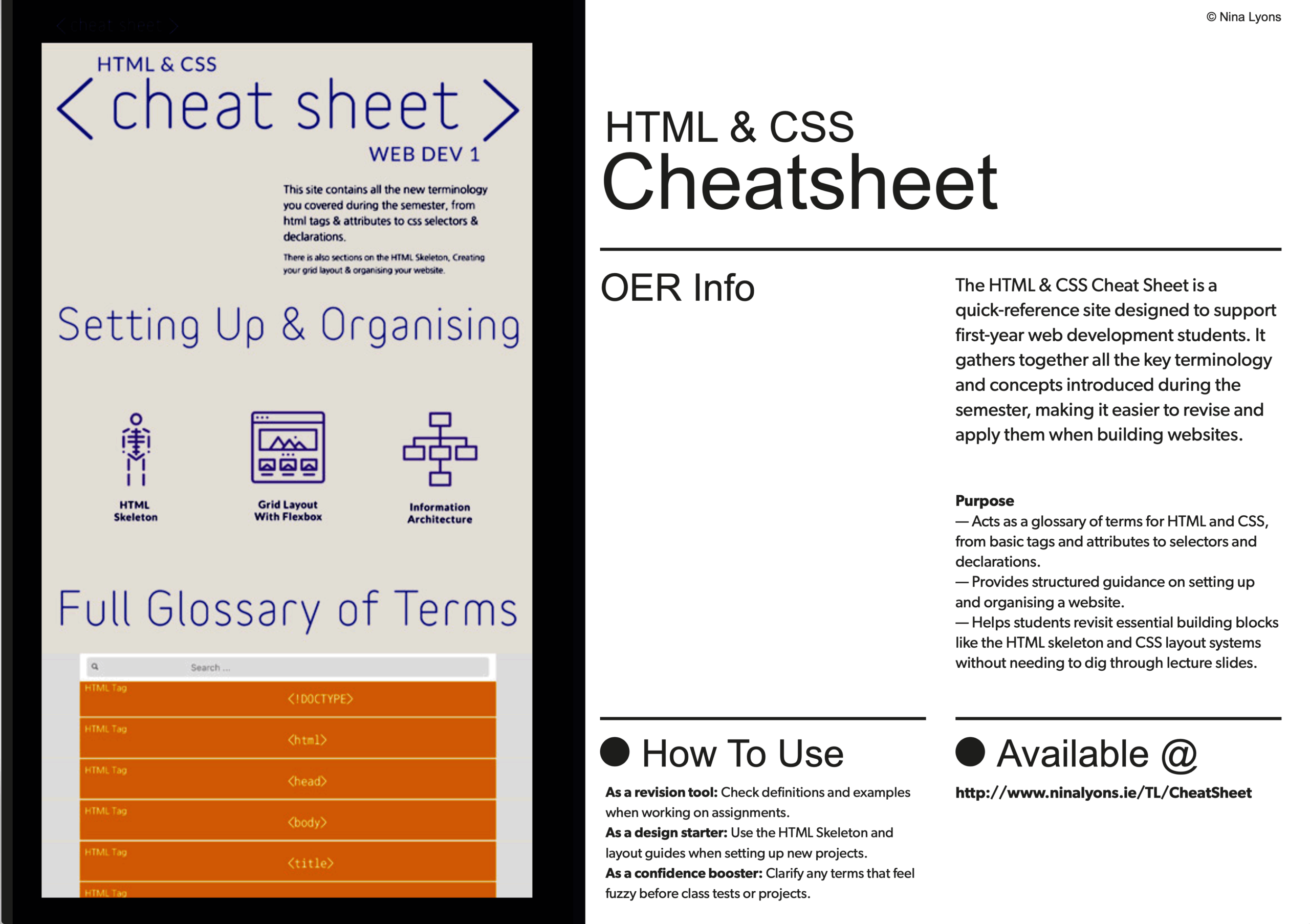 HTML & CSS Cheatsheet - National Resource Hub